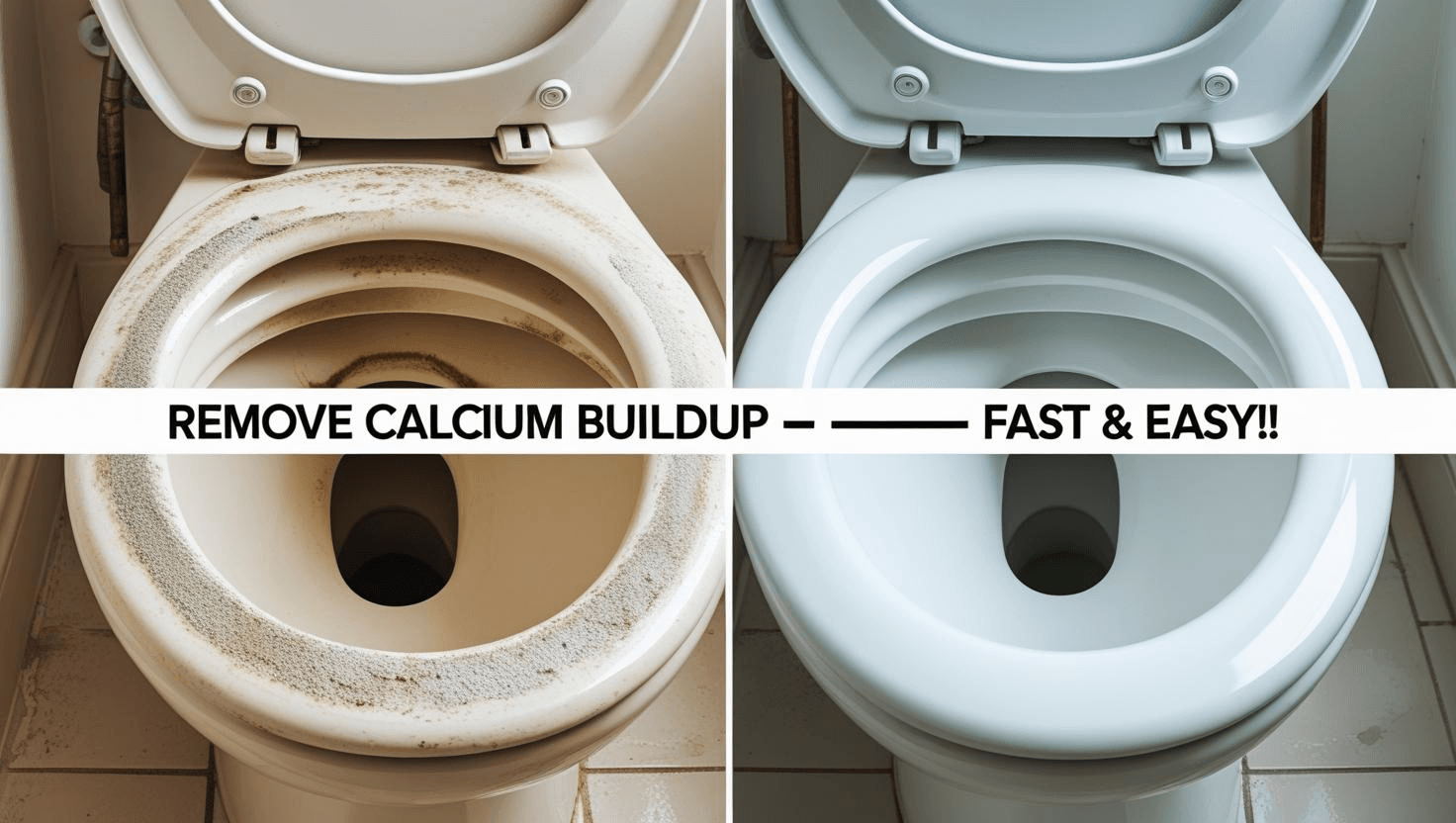 How to Remove Calcium Buildup from Your Toilet